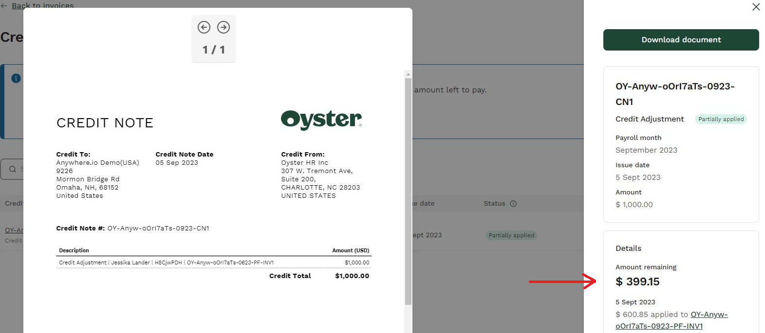 What are credit notes and what happens after I receive one? – Oyster ...