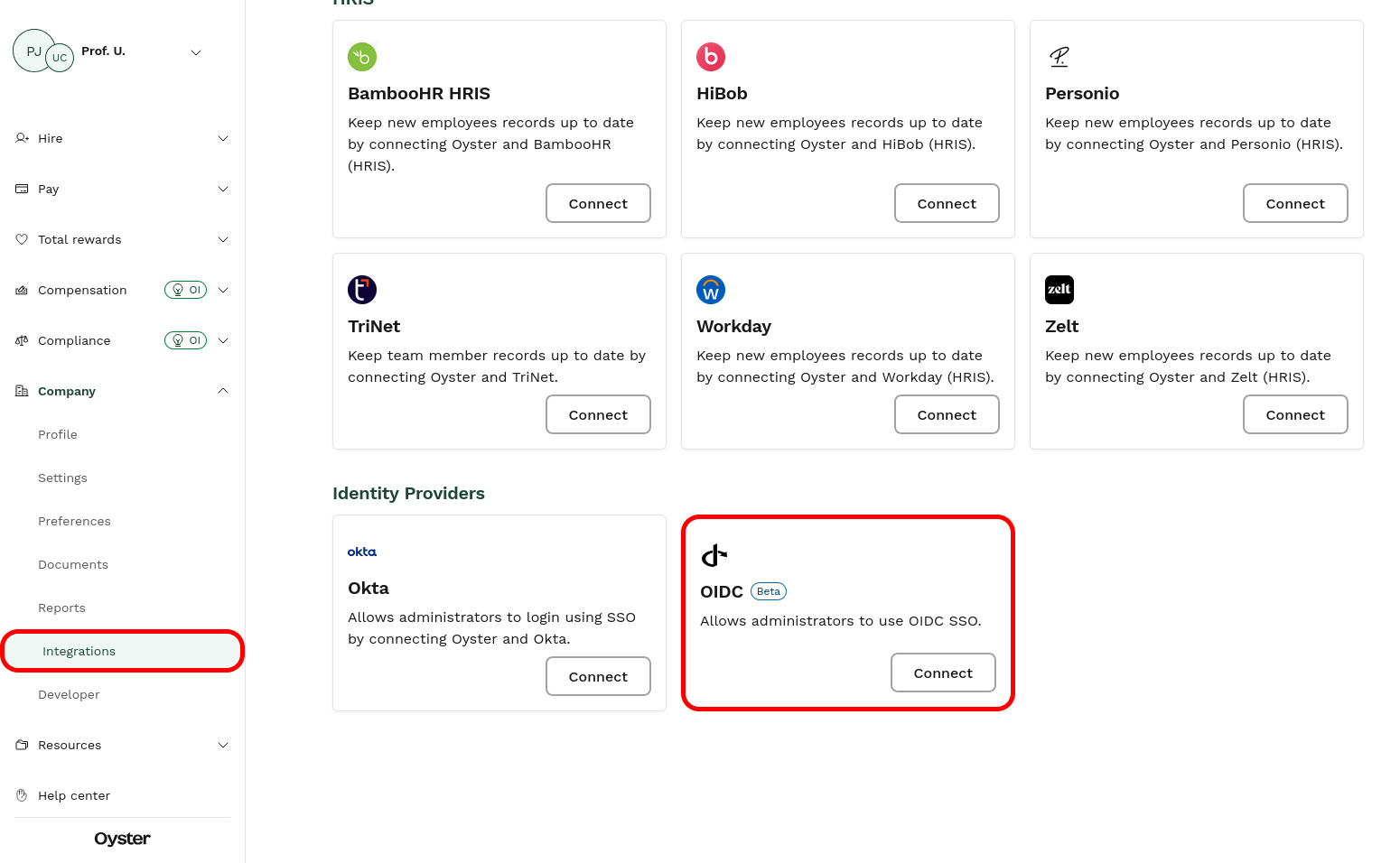 OIDC | Connecting to Oyster – Oyster Help Center