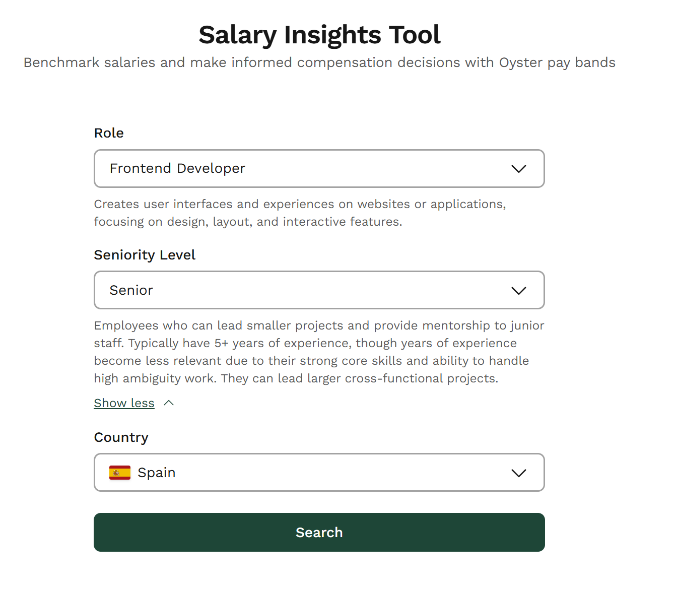 How to use the Salary Insights Tool for salary benchmarking? – Oyster ...