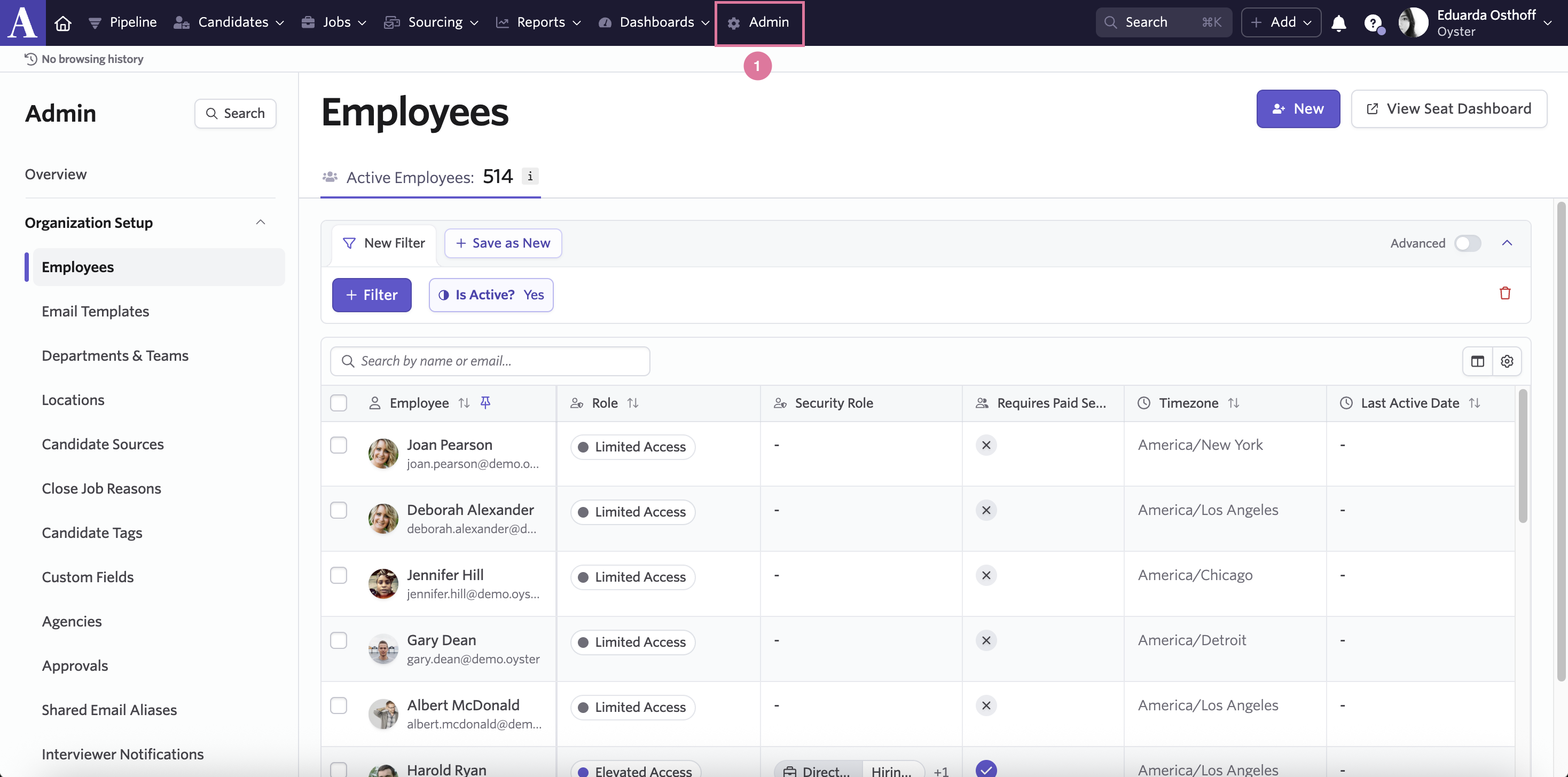 Ashby | API Key Authentication – Oyster Help Center